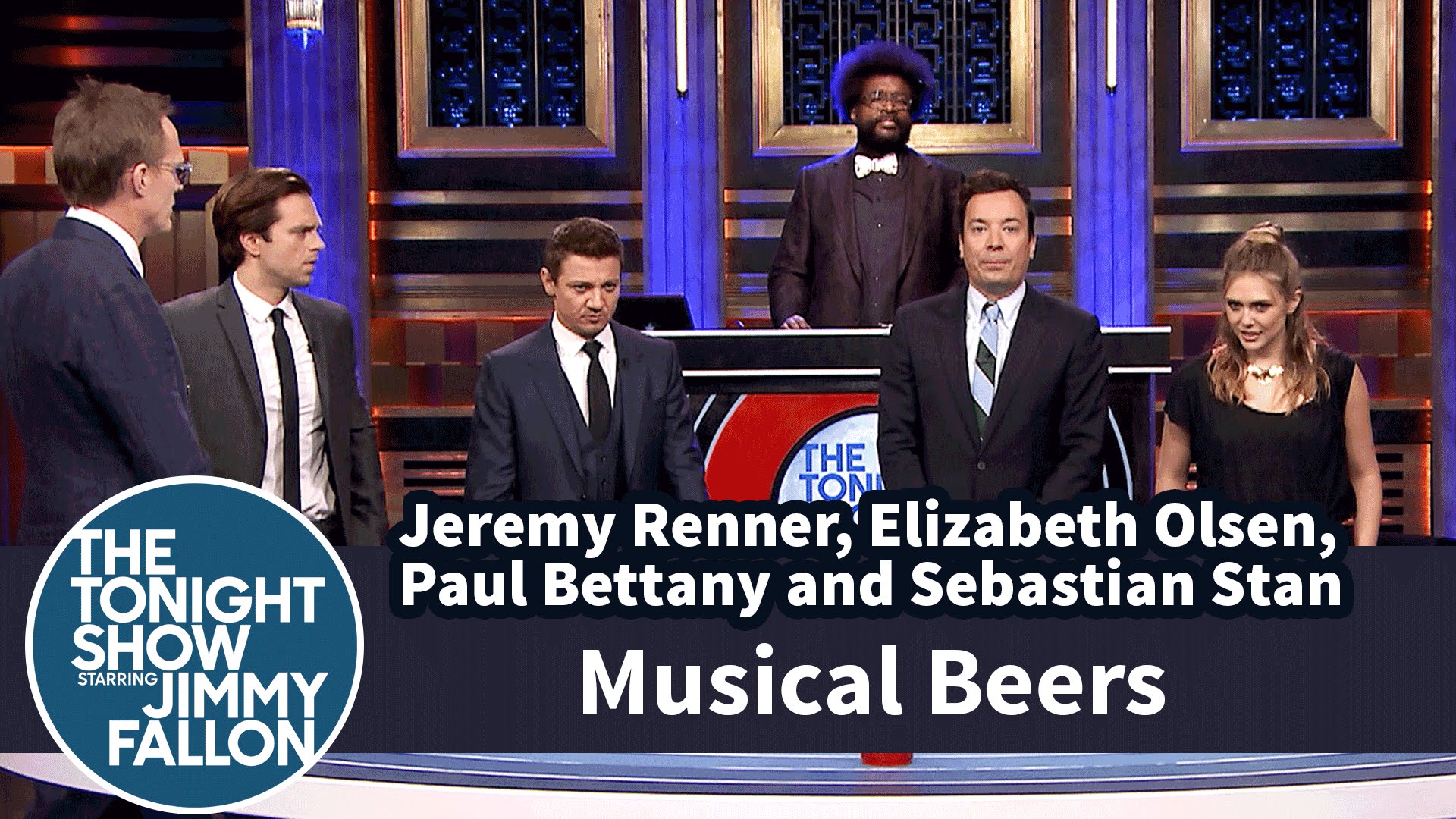 Musical Beers con Jeremy Renner, Elizabeth Olsen, Paul Bettany y ...