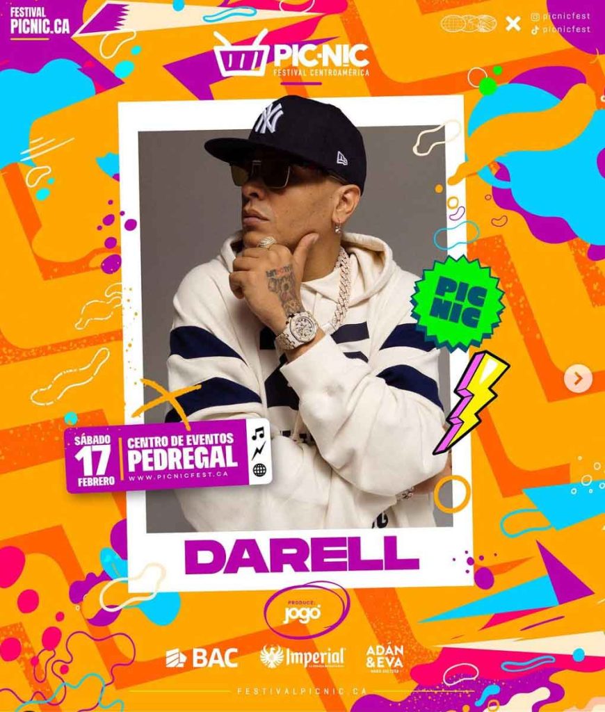 Darell se suma al día 2 del Picnic Festival Centroamérica - Tico Urbano
