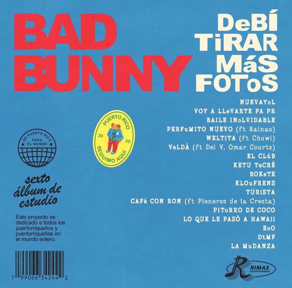 Bad Bunny revela el tracklist oficial de su nuevo disco 'Debí Tirar Más ...