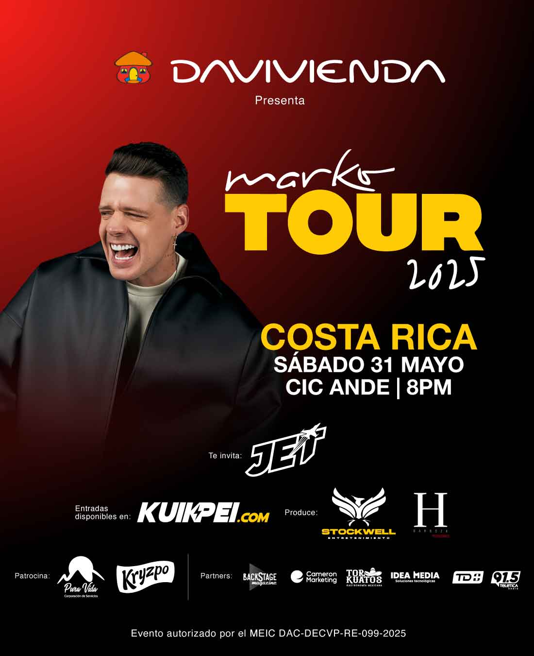 Todo listo para el espectaculo de MARKO en Costa Rica - Tico Urbano