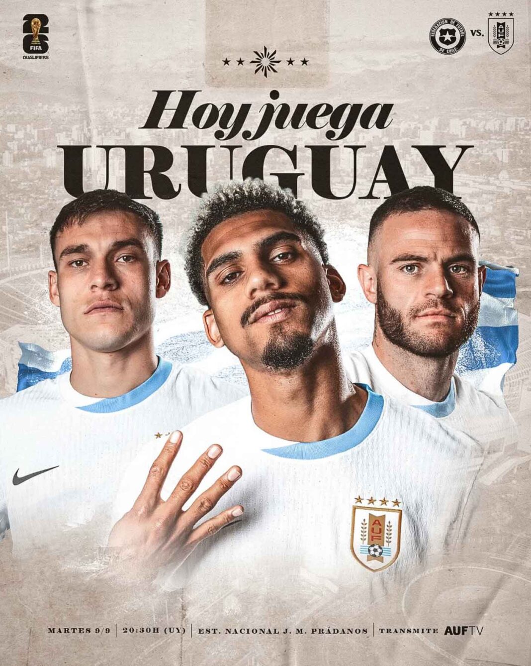 Chile vs Uruguay: Último Partido de Eliminatorias 2026 en Vivo - Tico ...
