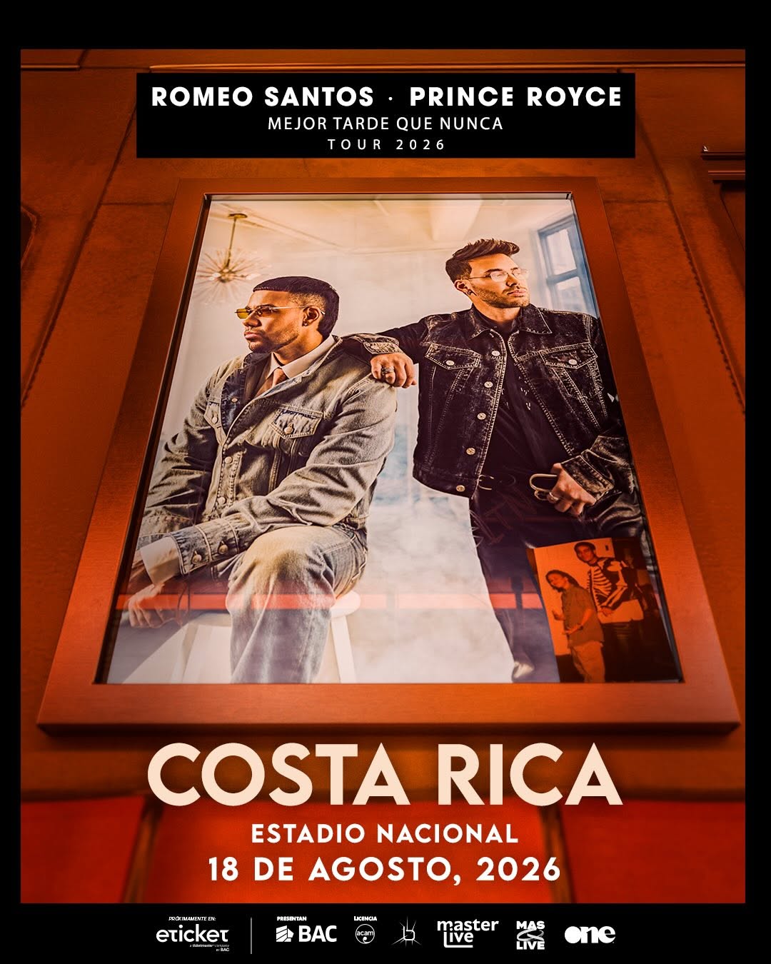 Romeo Santos y Prince Royce en Costa Rica: Fecha, entradas, precios y ...